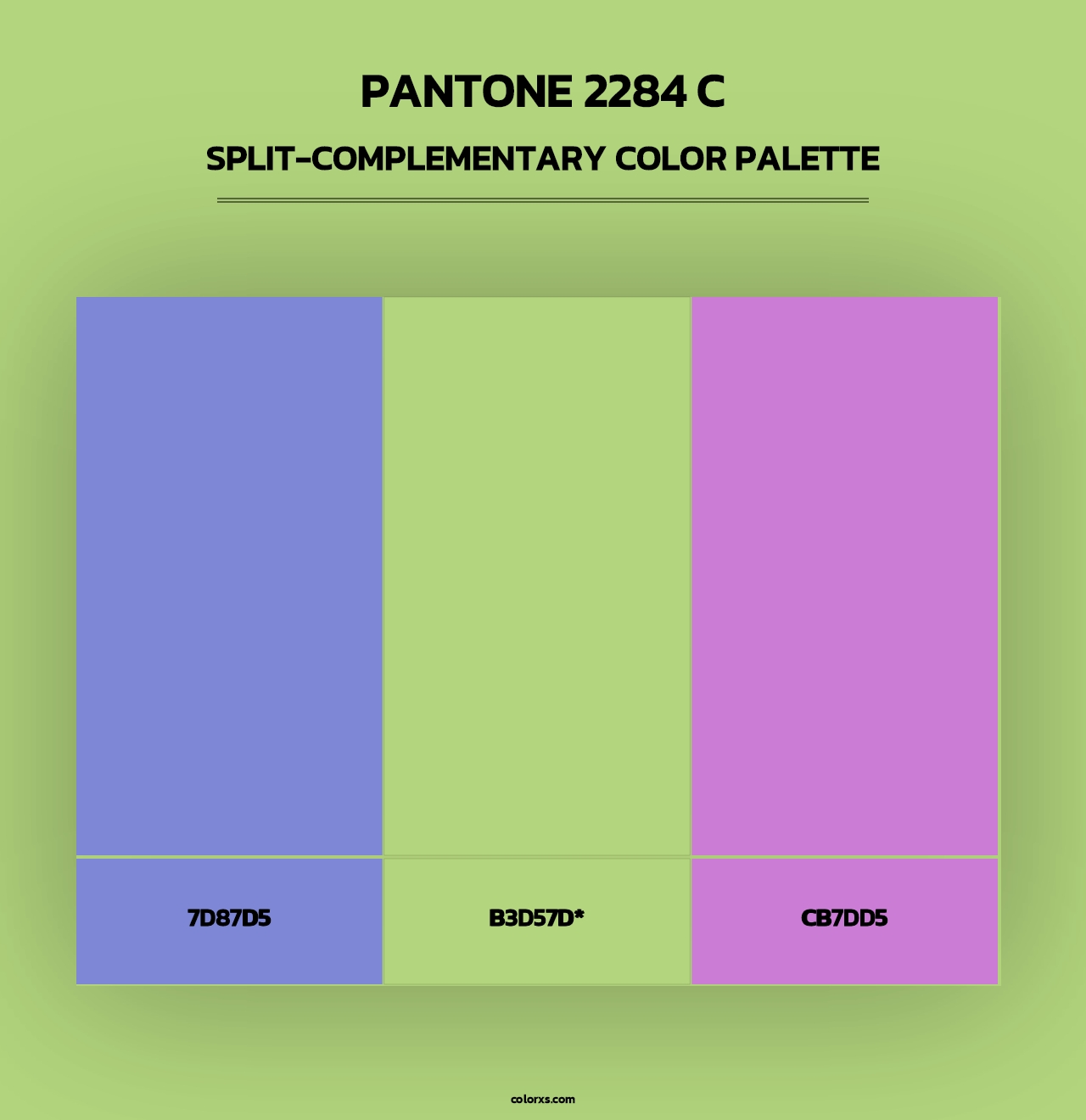 PANTONE 2284 C color palettes - colorxs.com