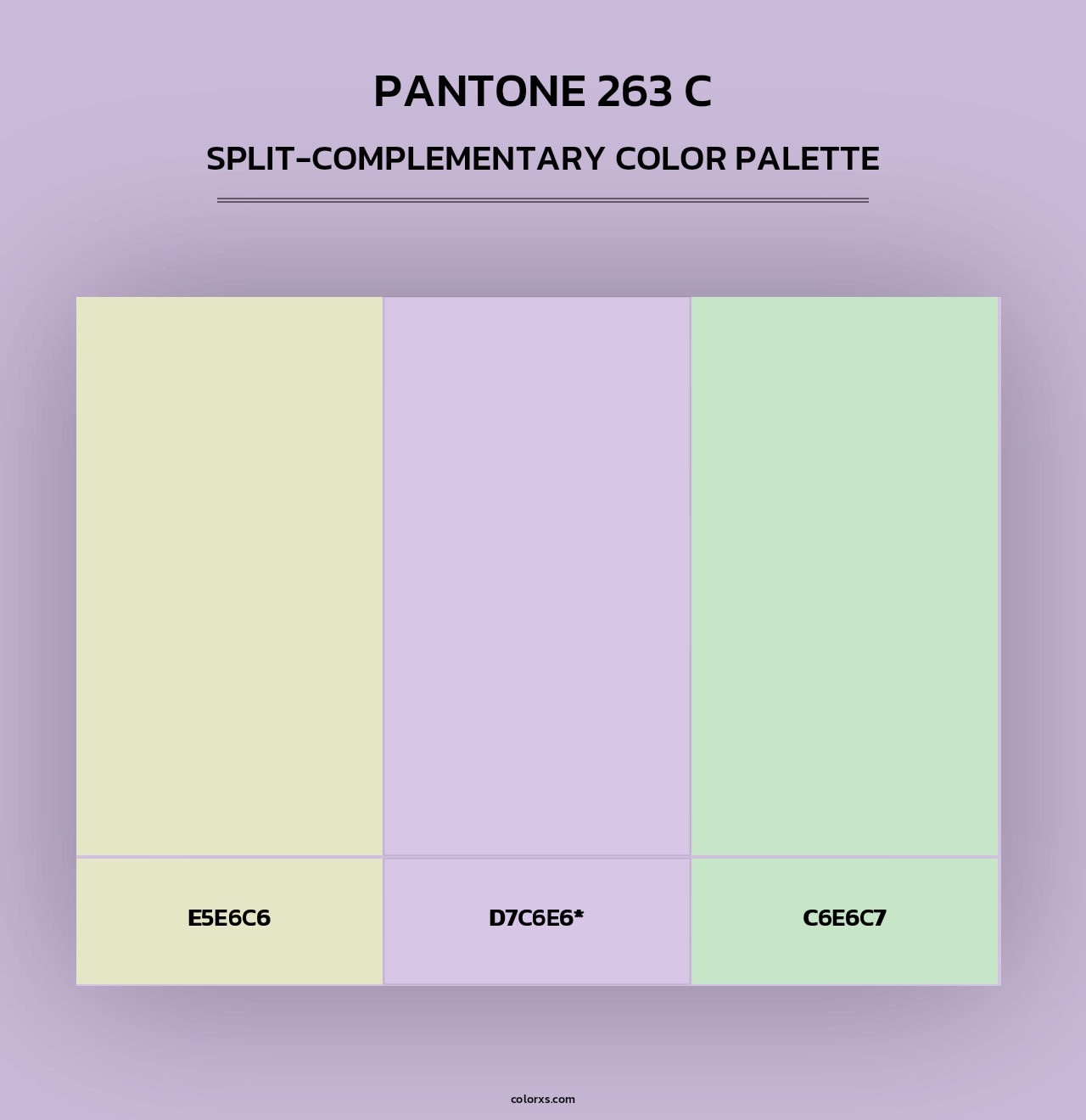 PANTONE 263 C color palettes - colorxs.com
