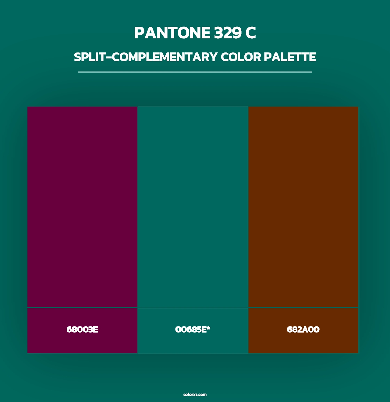 PANTONE 329 C color palettes - colorxs.com