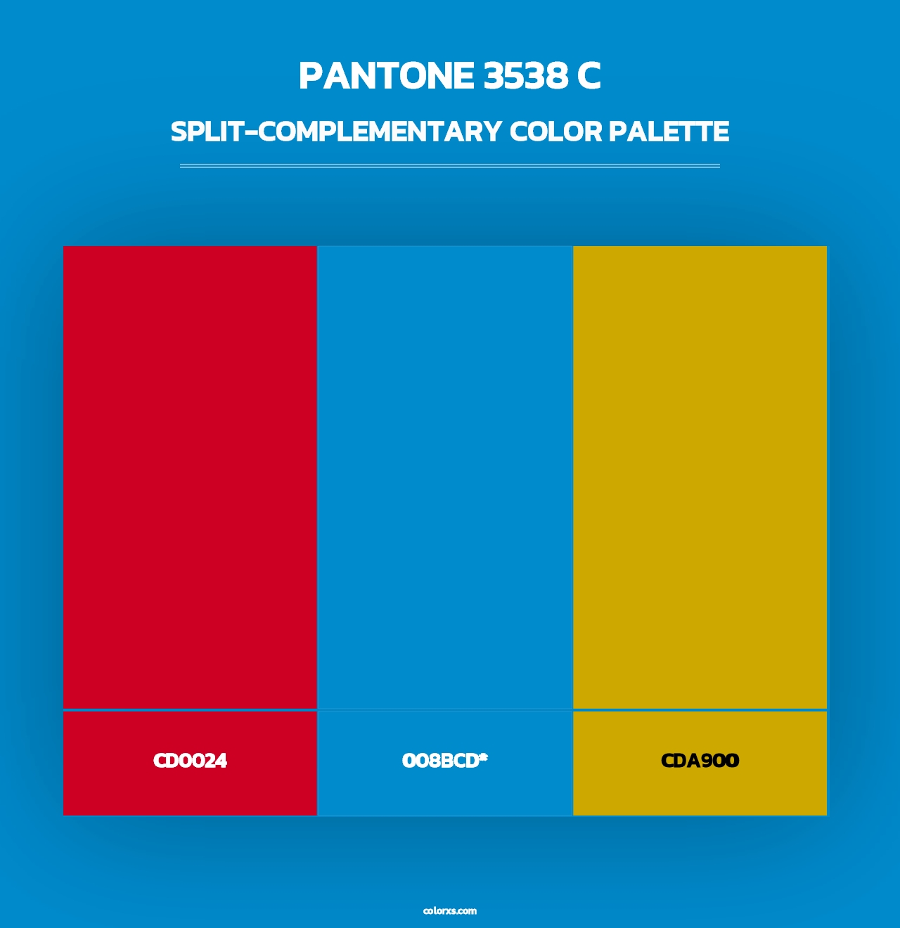 PANTONE 3538 C color palettes - colorxs.com