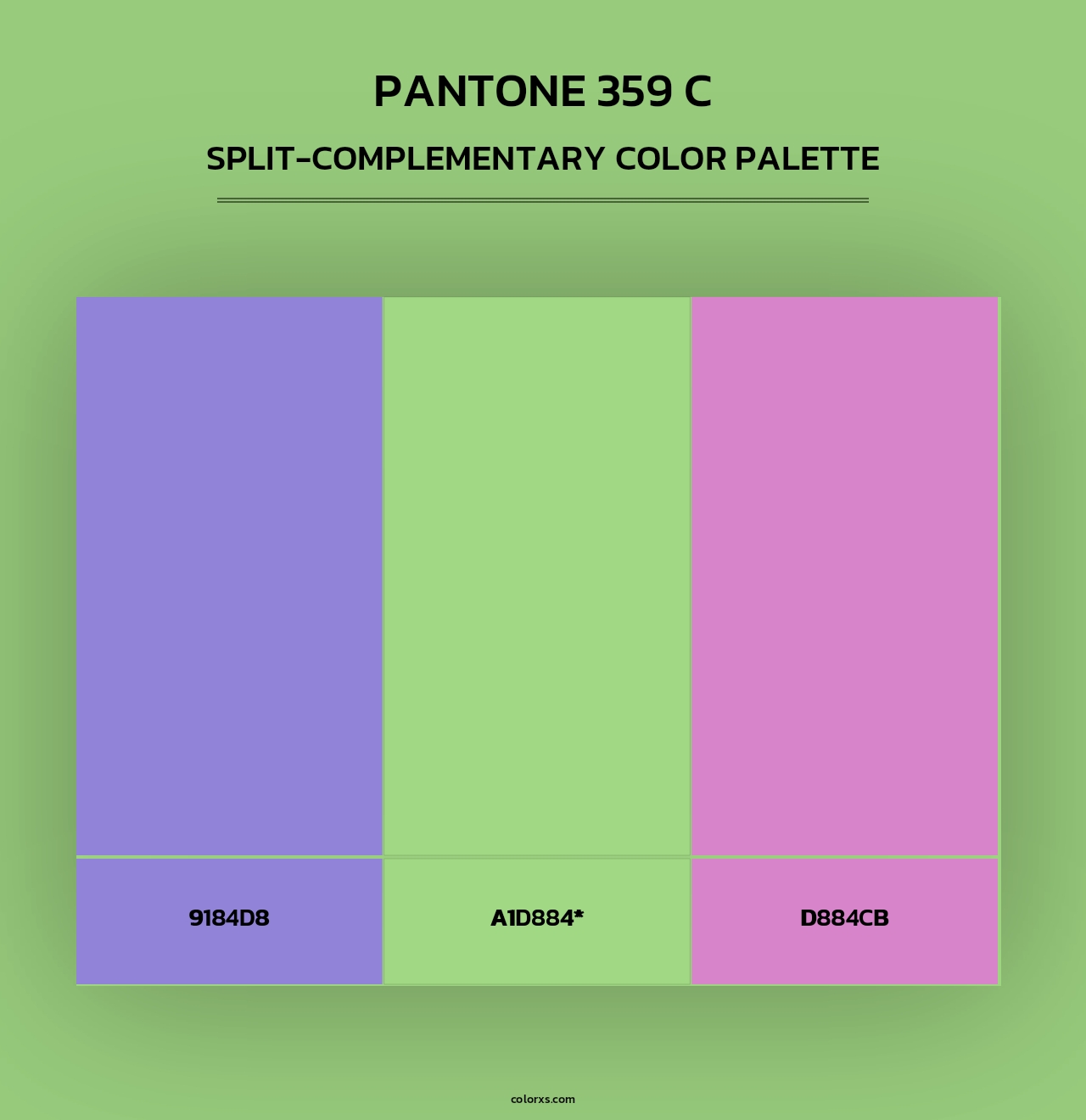 PANTONE 359 C color palettes - colorxs.com