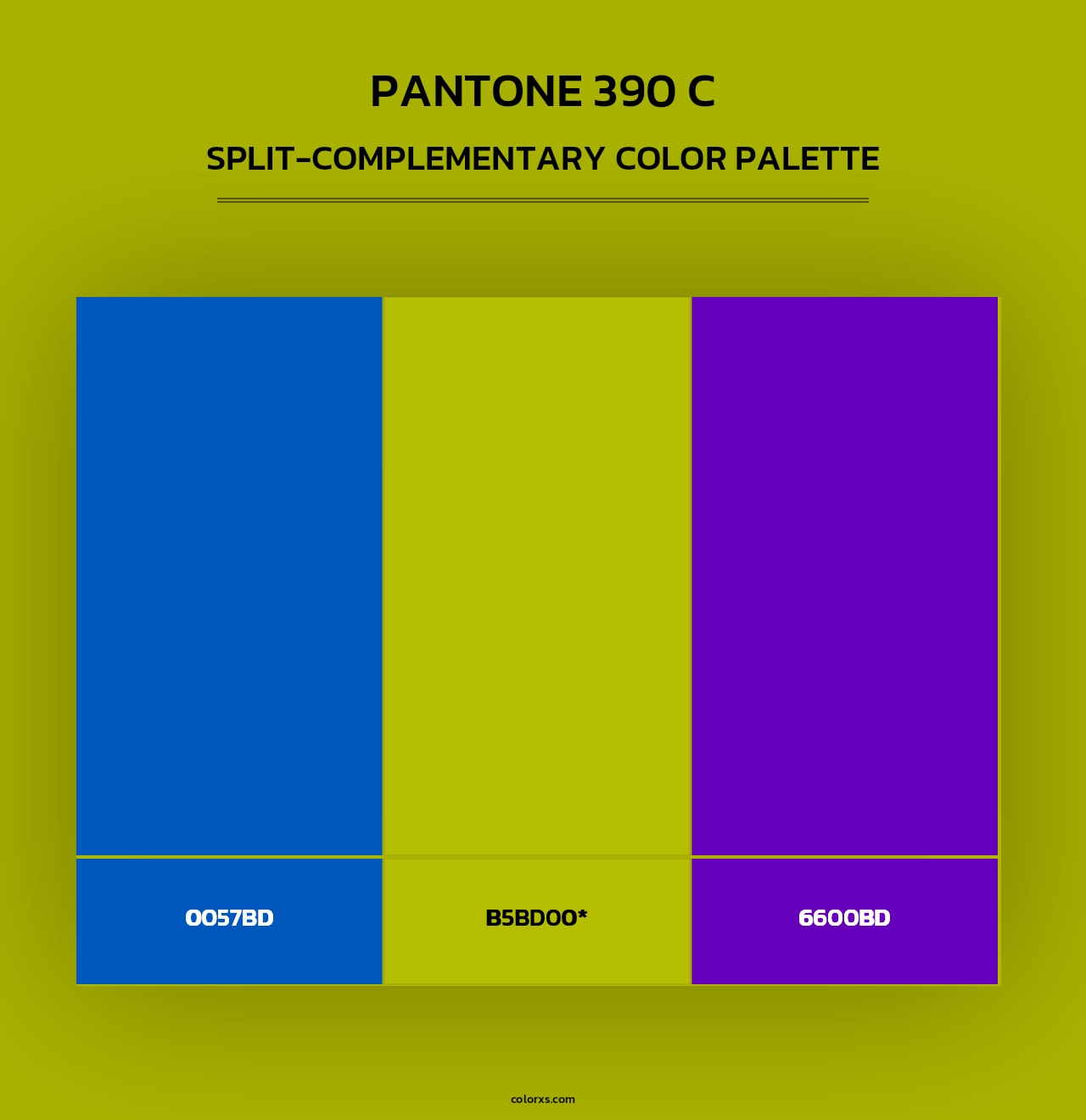 PANTONE 390 C color palettes - colorxs.com