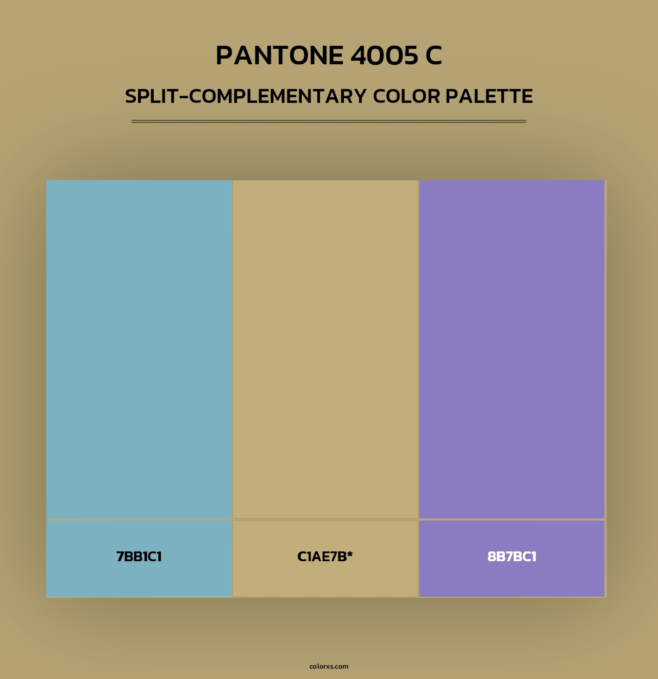 PANTONE 4005 C color palettes - colorxs.com