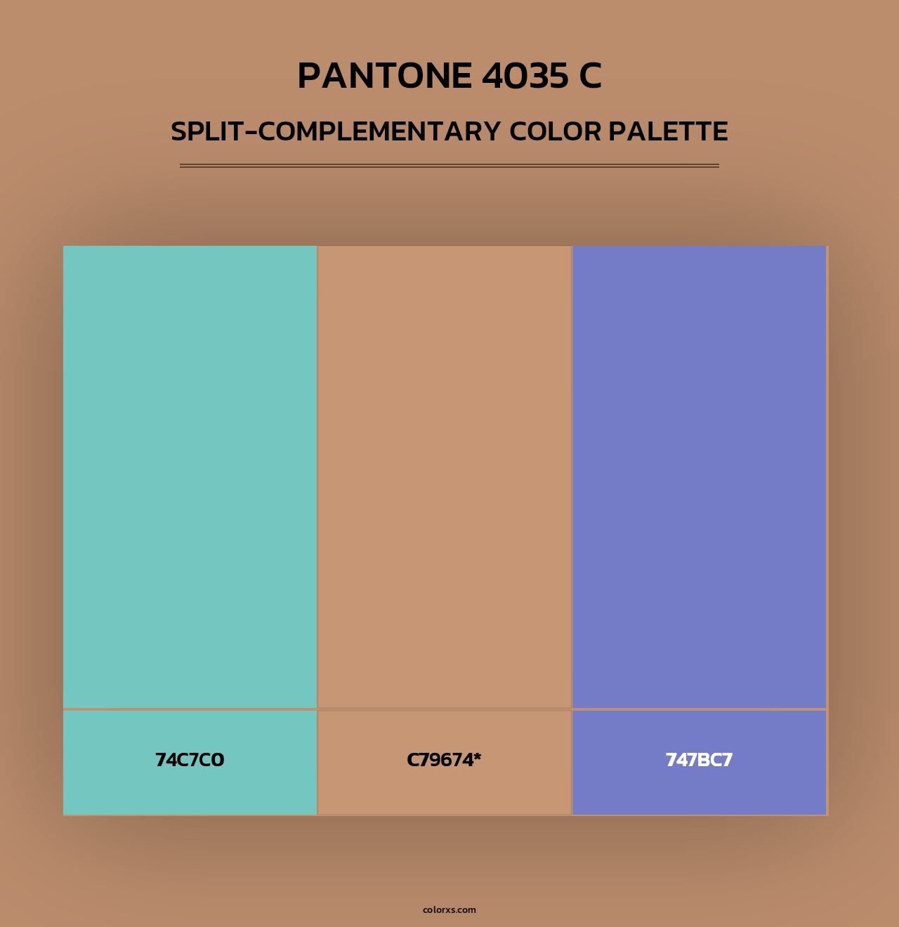 PANTONE 4035 C color palettes - colorxs.com