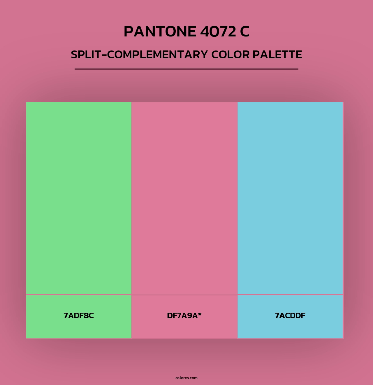 PANTONE 4072 C color palettes - colorxs.com