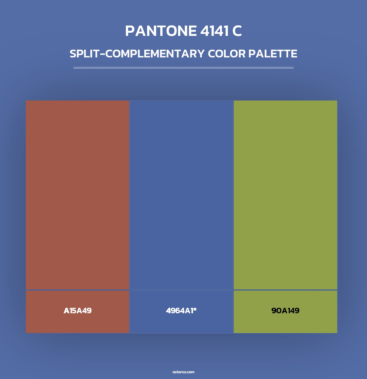 PANTONE 4141 C color palettes - colorxs.com