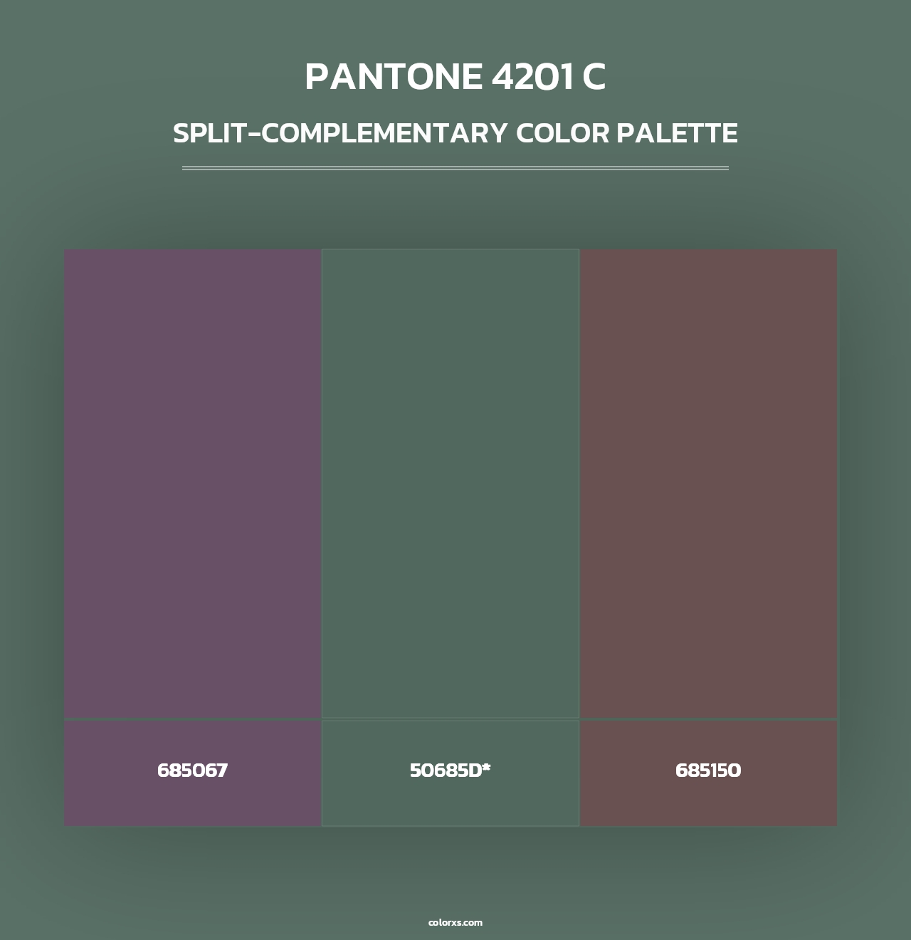 PANTONE 4201 C color palettes - colorxs.com