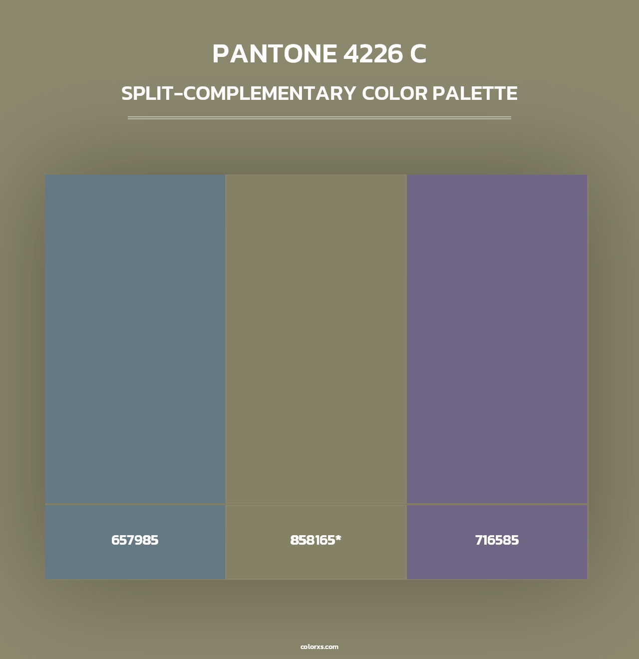 PANTONE 4226 C color palettes - colorxs.com