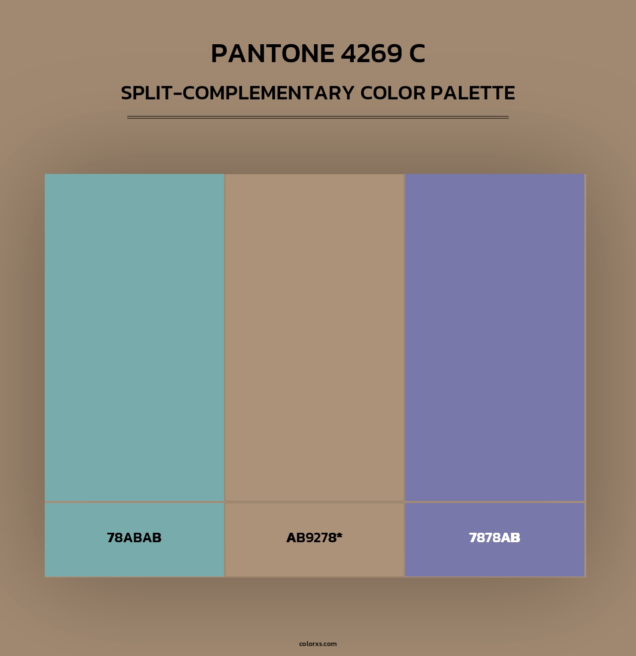 PANTONE 4269 C color palettes - colorxs.com