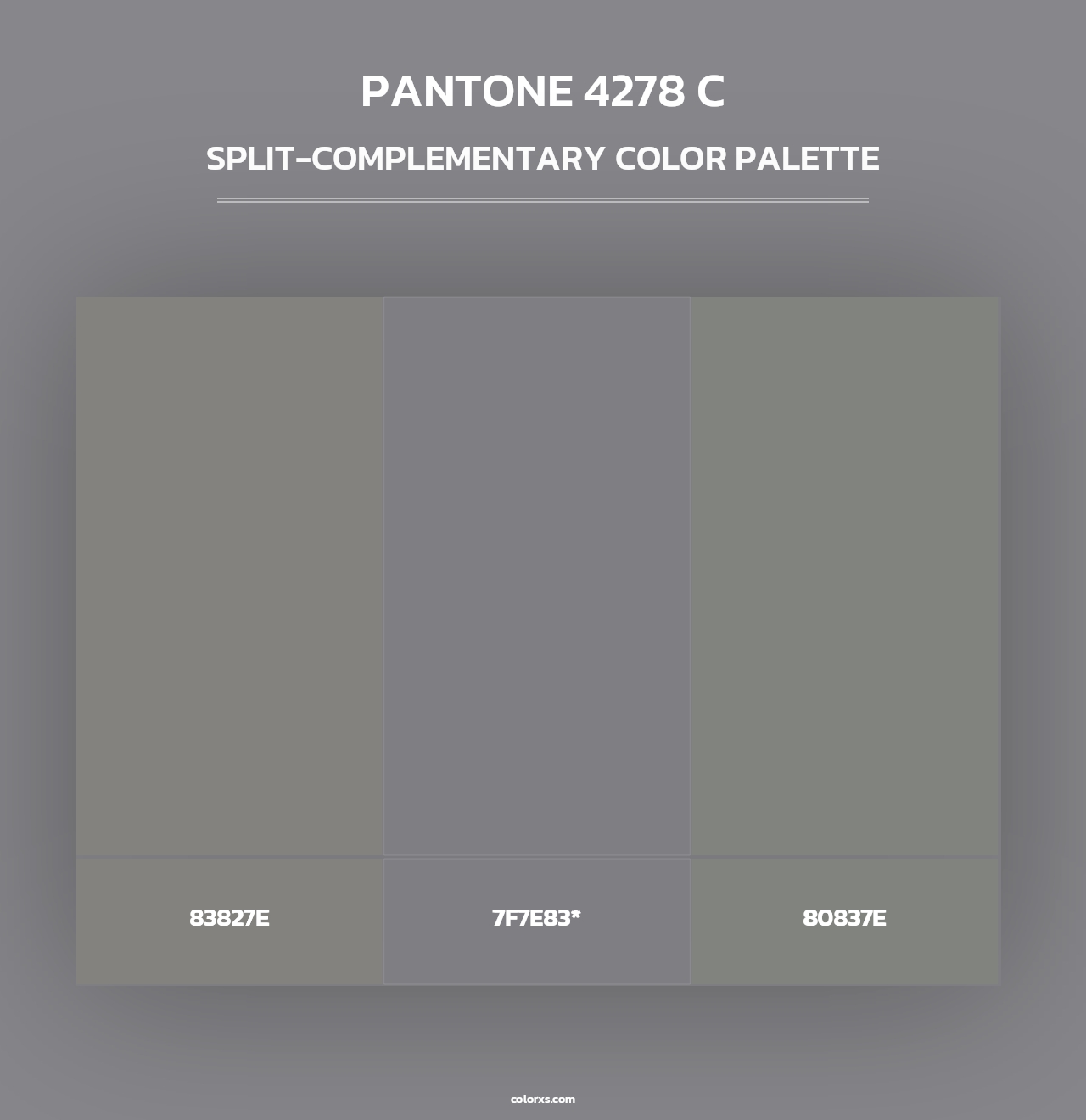 PANTONE 4278 C color palettes - colorxs.com