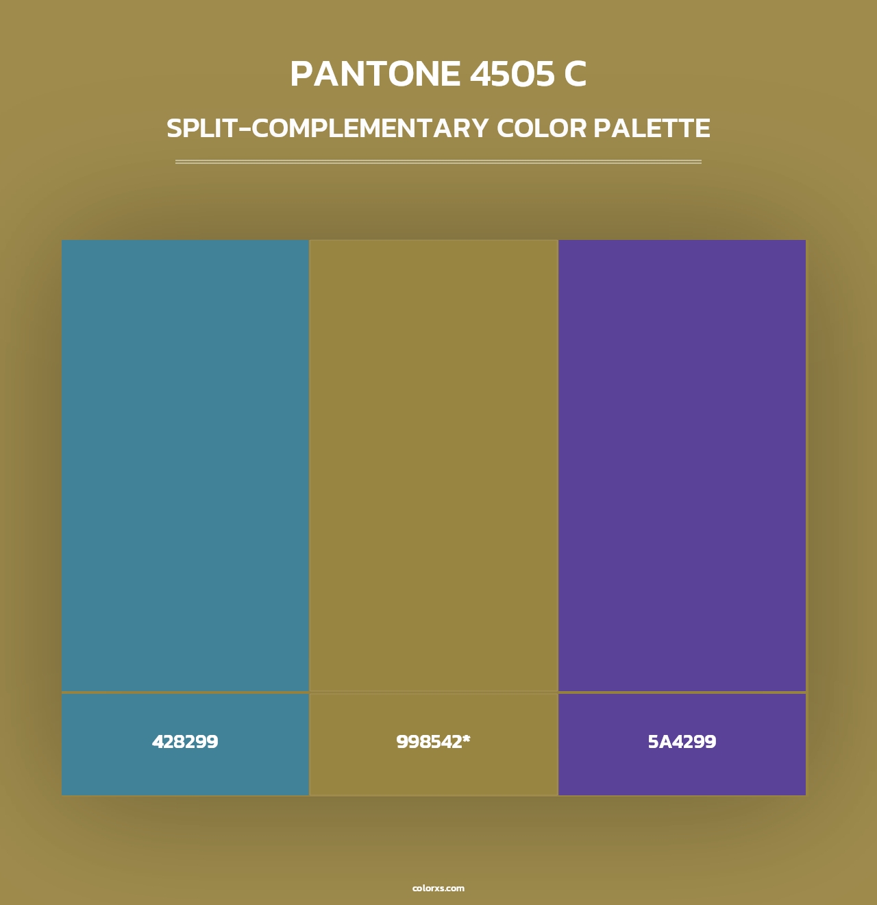 PANTONE 4505 C color palettes - colorxs.com