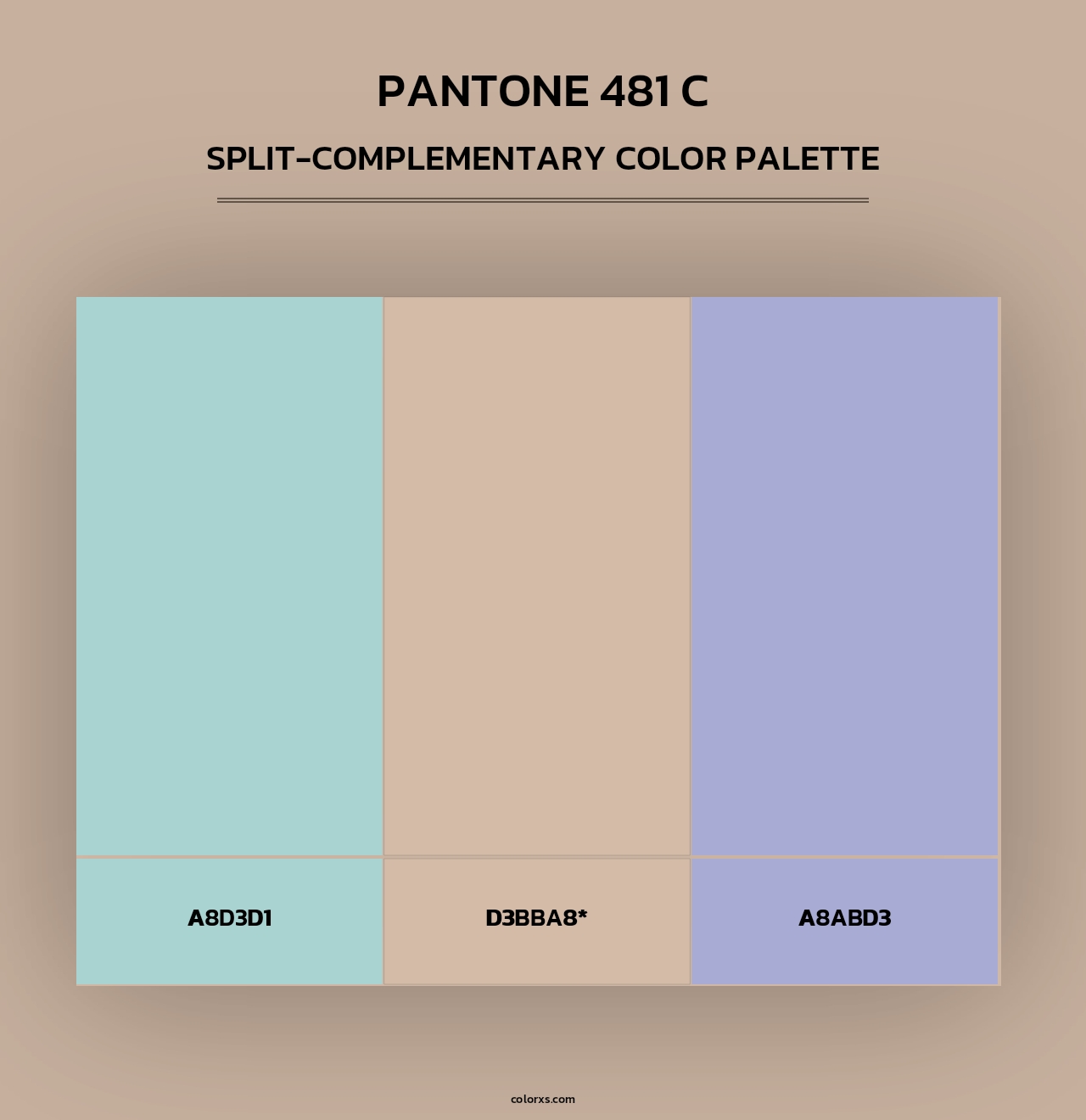 PANTONE 481 C color palettes - colorxs.com