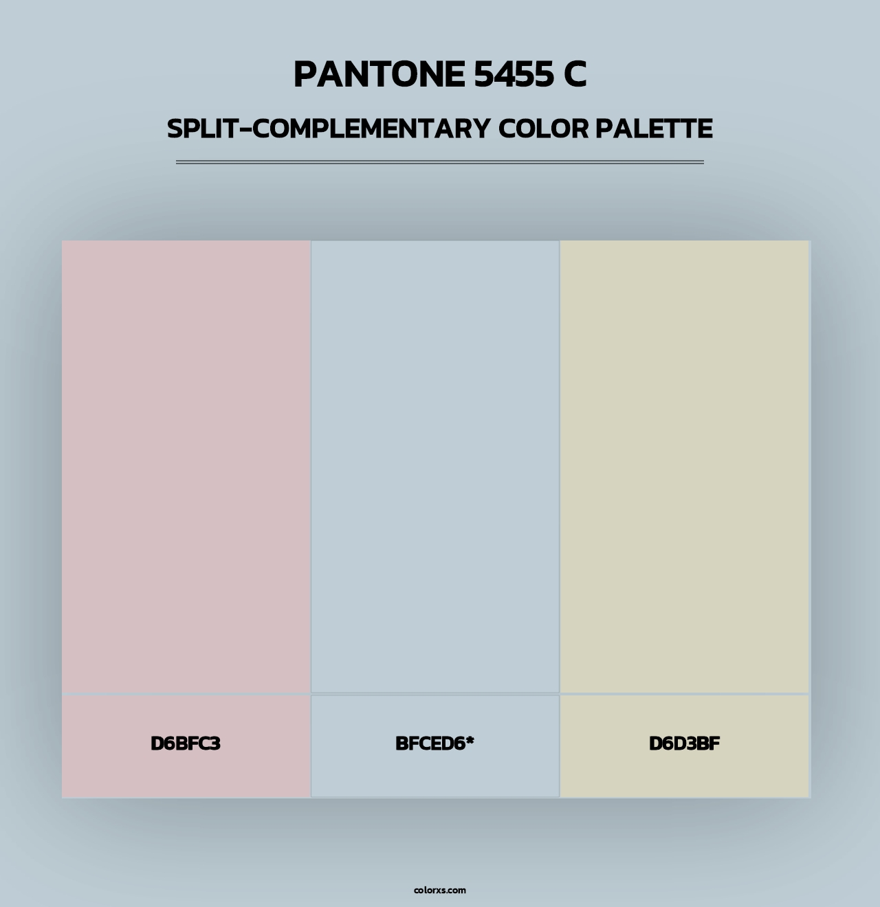 PANTONE 5455 C color palettes - colorxs.com