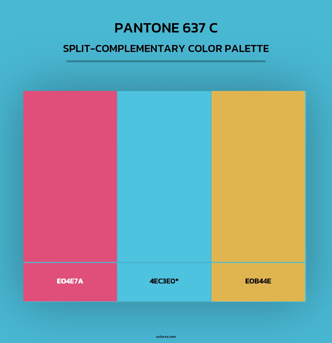 PANTONE 637 C color palettes - colorxs.com
