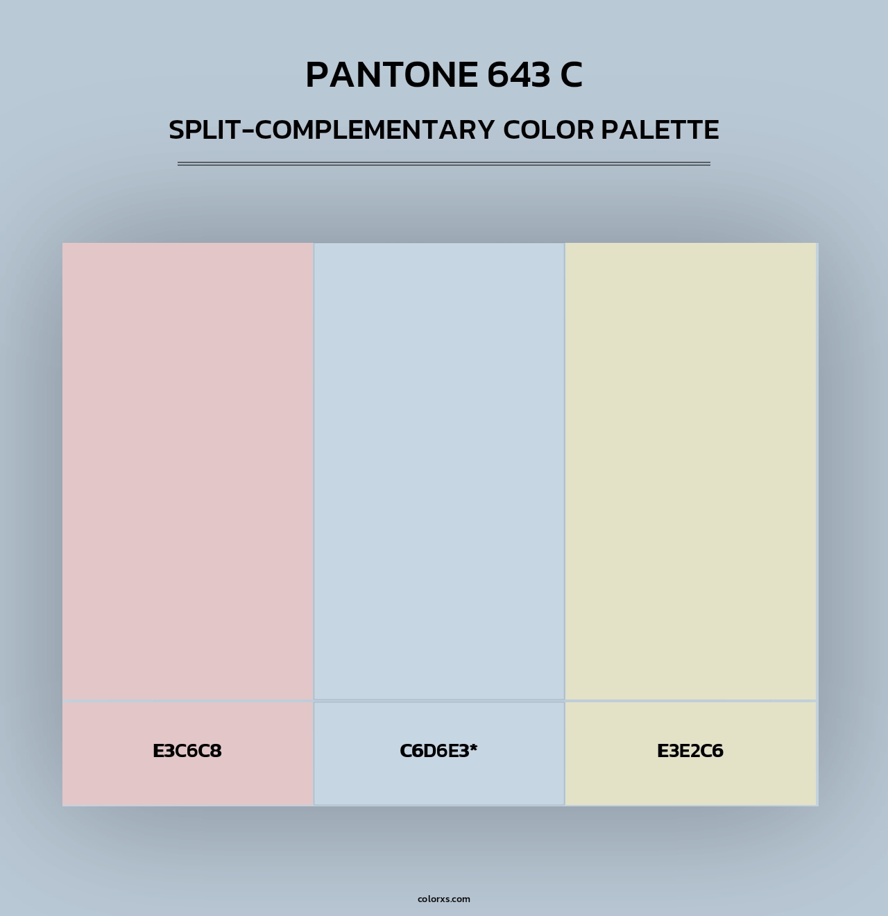 PANTONE 643 C color palettes - colorxs.com