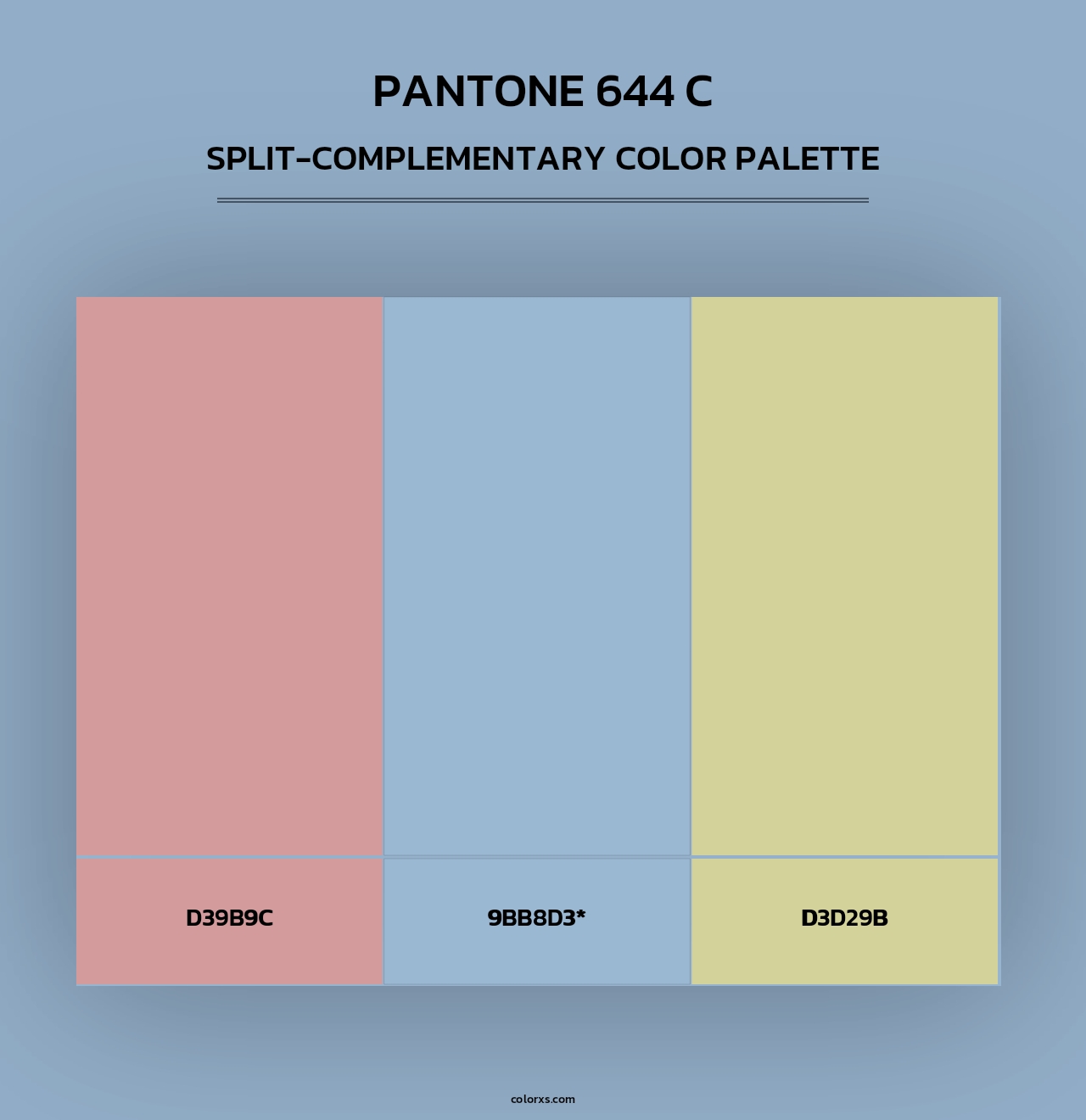 PANTONE 644 C color palettes - colorxs.com