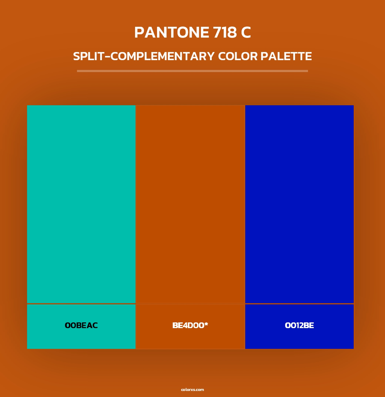 PANTONE 718 C color palettes - colorxs.com