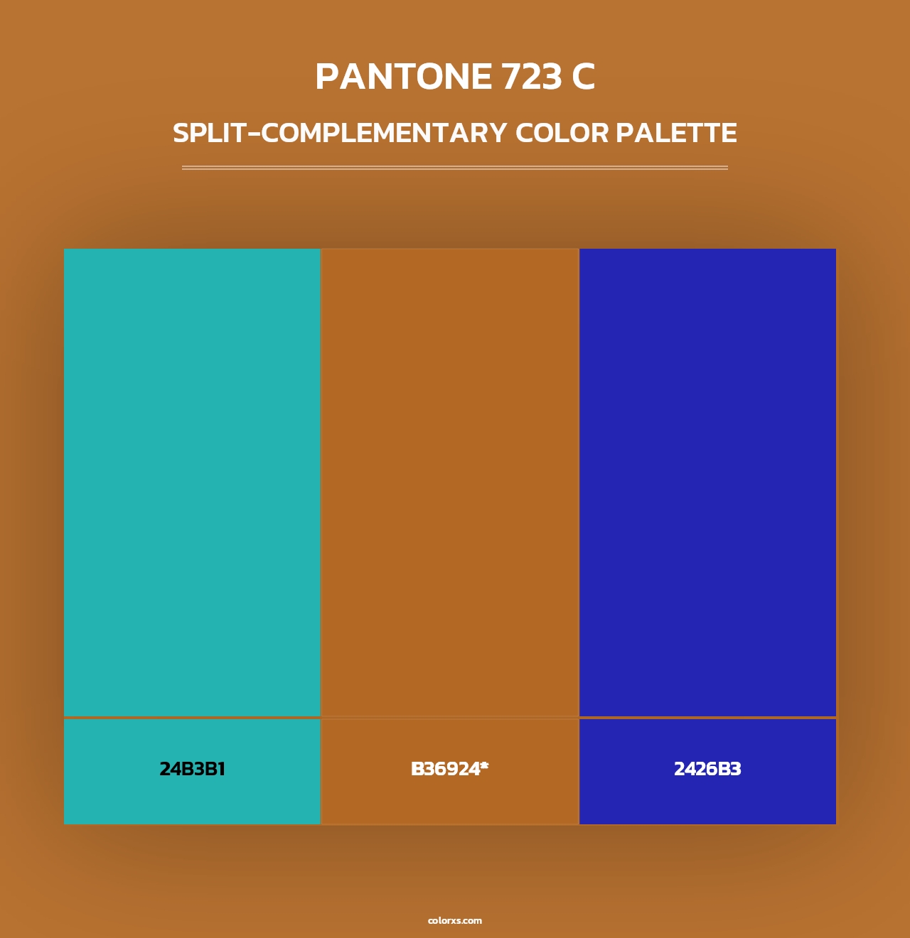 PANTONE 723 C color palettes - colorxs.com