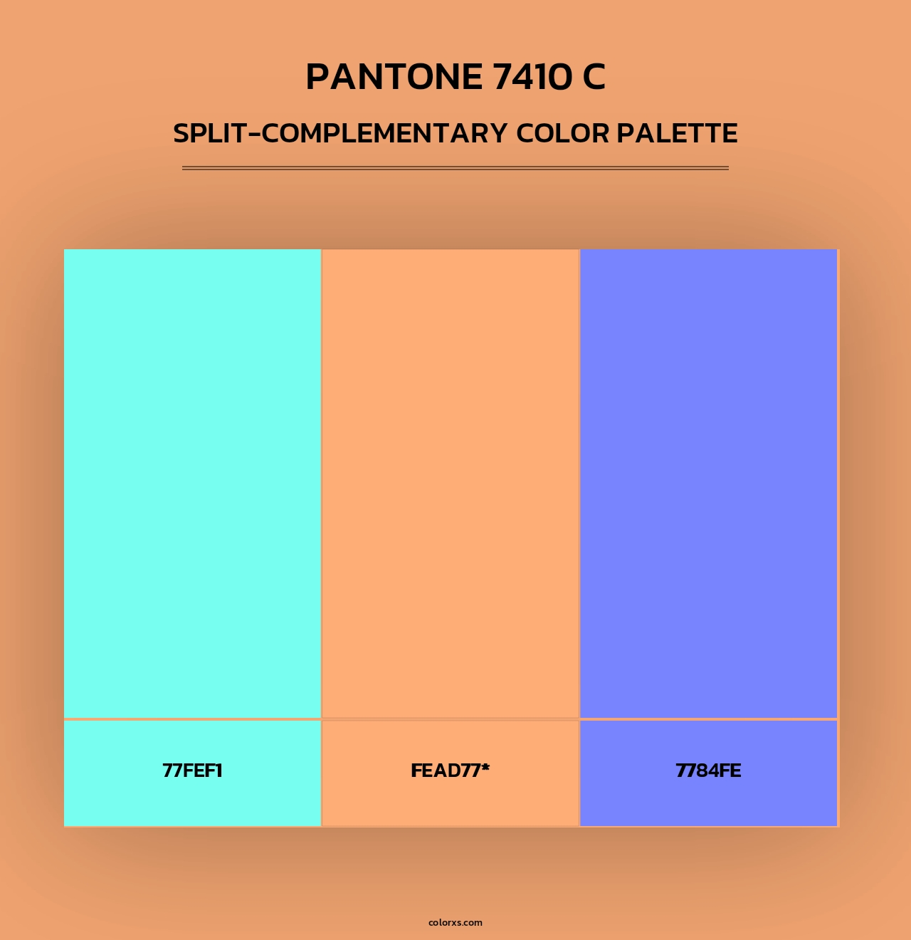 PANTONE 7410 C color palettes - colorxs.com