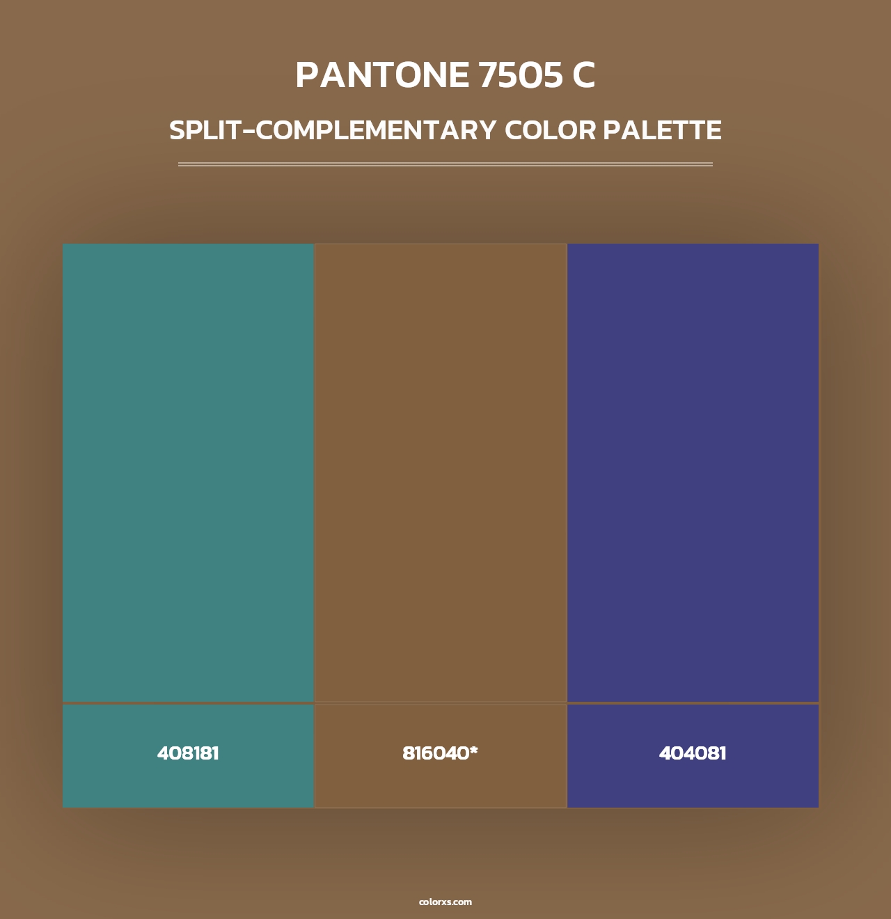 PANTONE 7505 C color palettes - colorxs.com