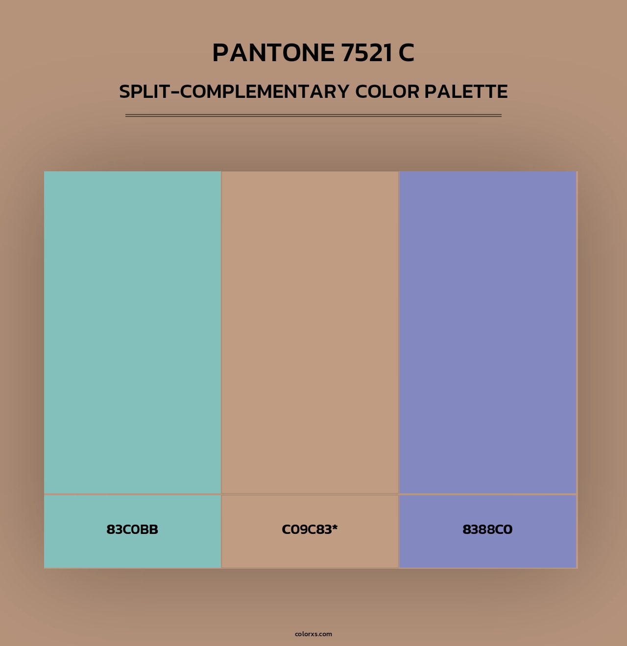 PANTONE 7521 C color palettes - colorxs.com