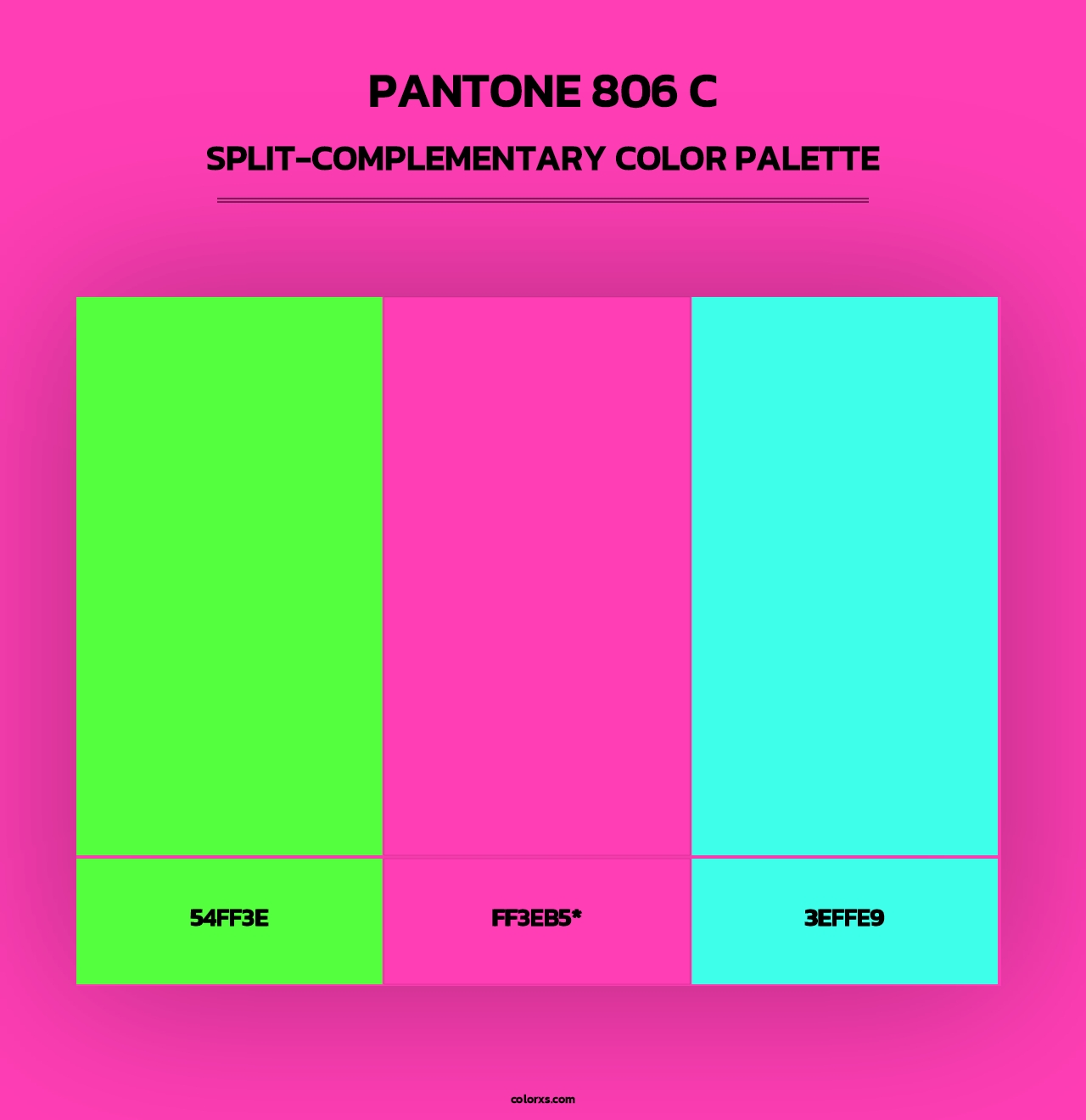 PANTONE 806 C color palettes - colorxs.com