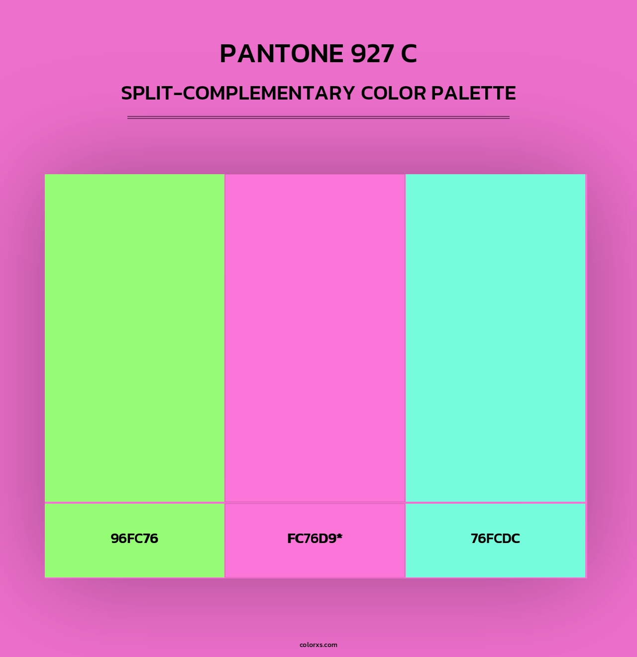 PANTONE 927 C color palettes - colorxs.com