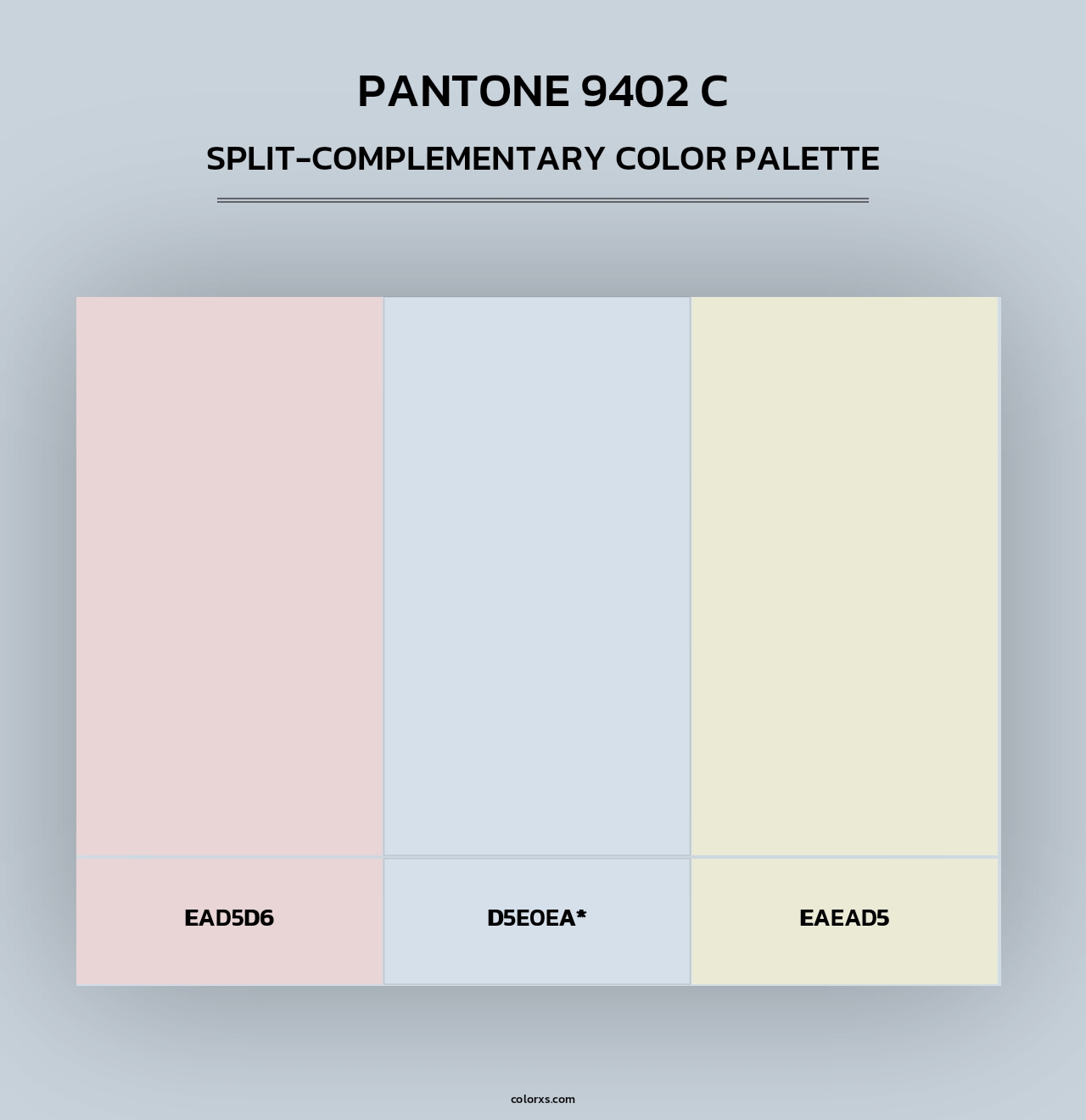 PANTONE 9402 C color palettes - colorxs.com