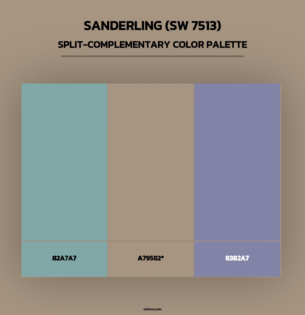 Sherwin Williams Sanderling (SW 7513) Paint coordinating colors and ...