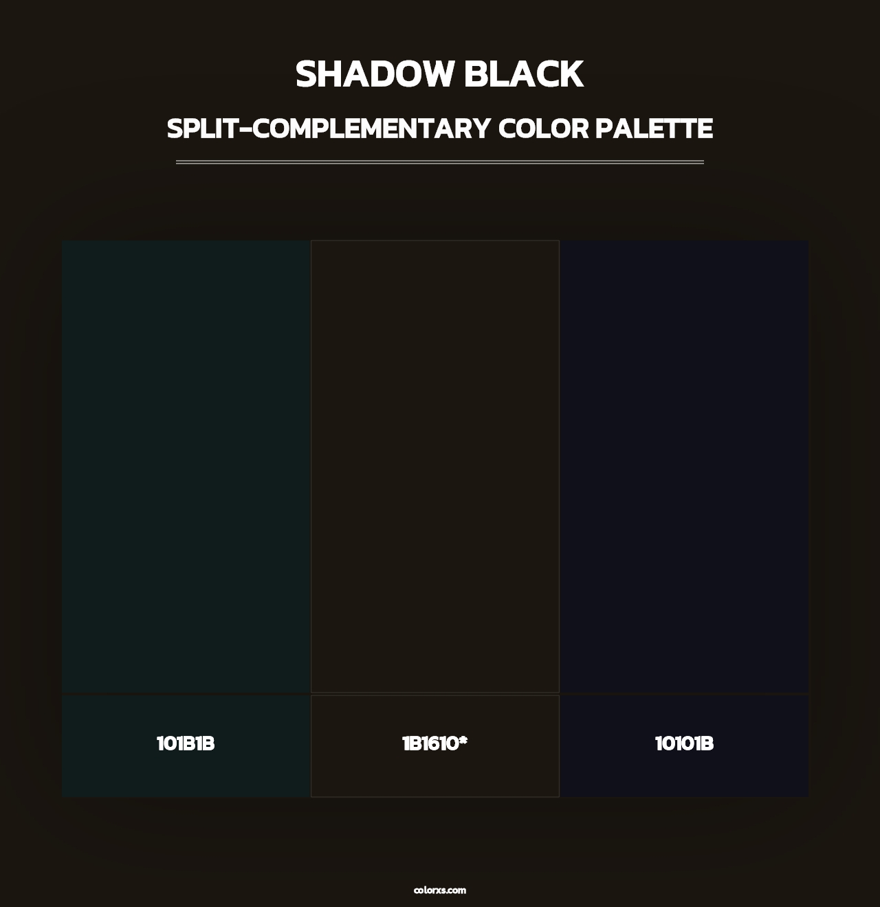 Shadow Black color palettes - colorxs.com