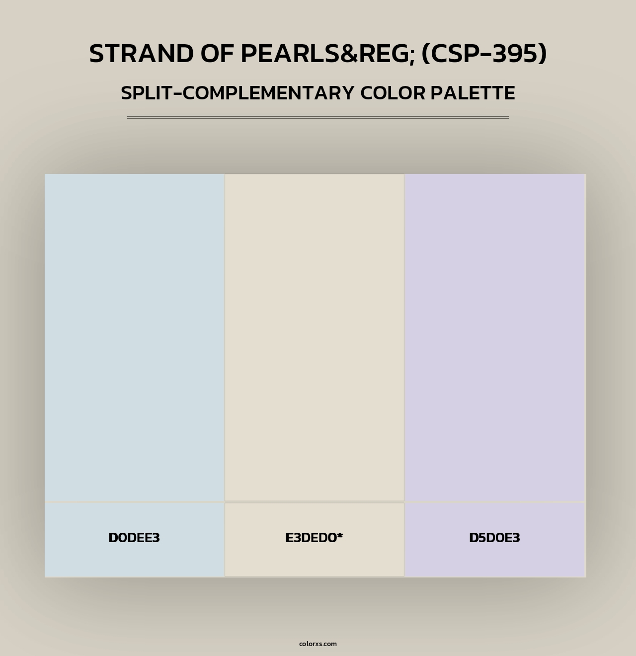 Benjamin Moore Strand of Pearls® (CSP-395) Paint coordinating colors ...