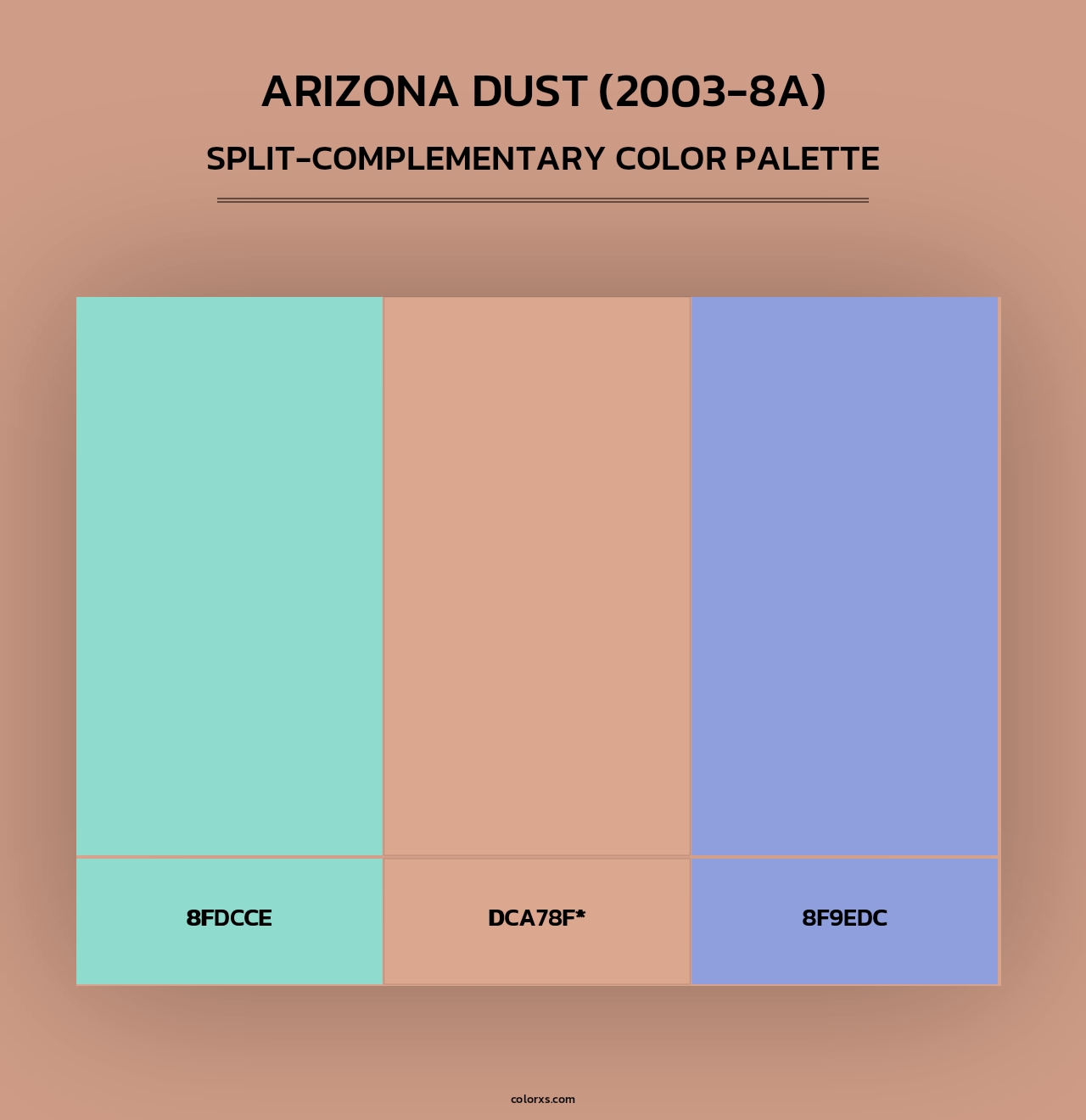 Valspar Arizona Dust (2003-8A) Paint coordinating colors and palettes ...