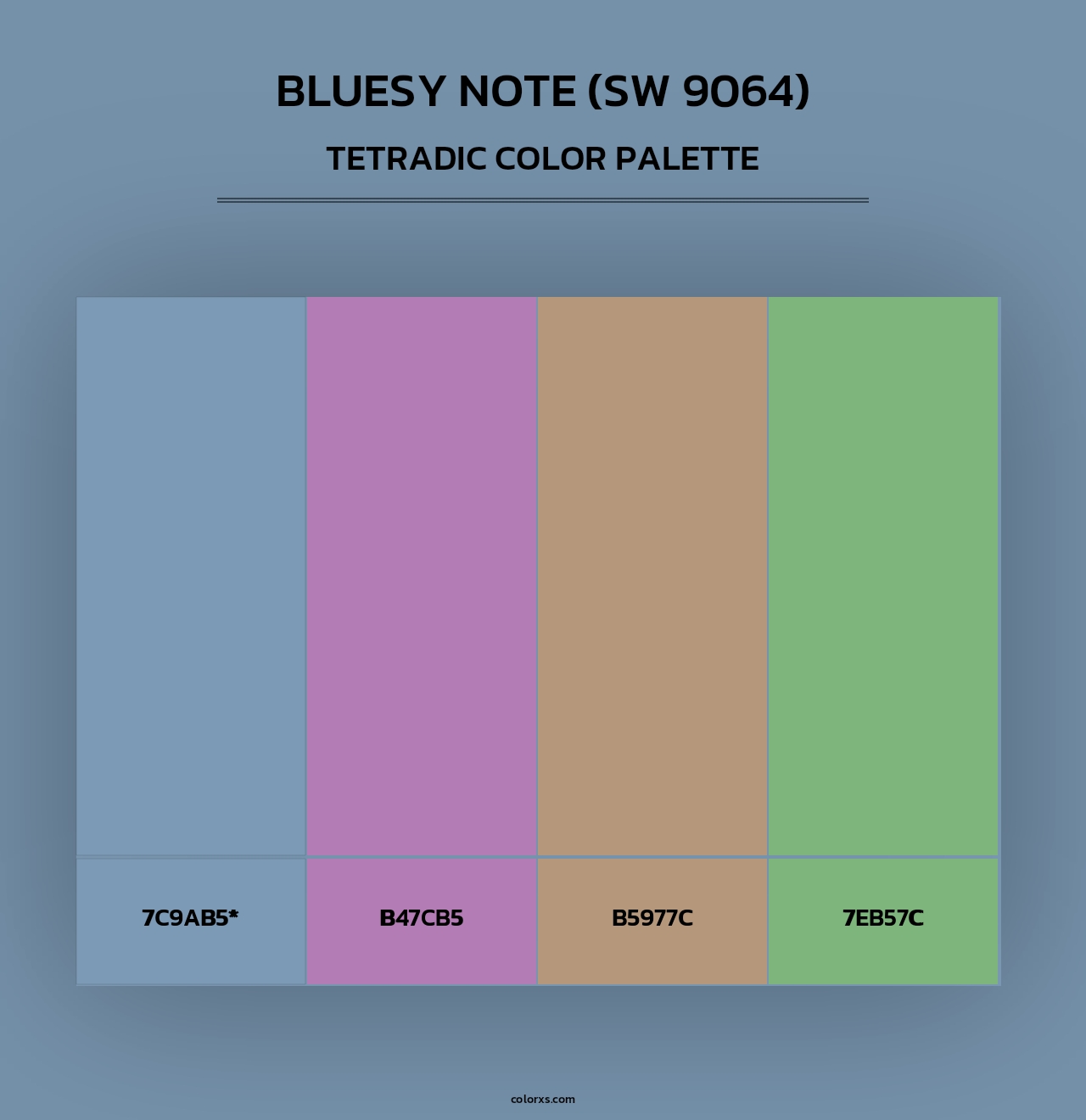 Sherwin Williams Bluesy Note (SW 9064) Paint coordinating colors and ...