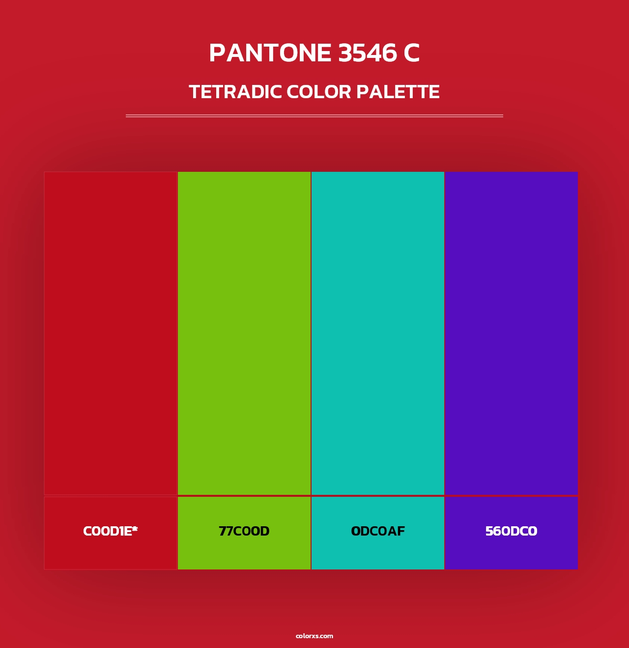 PANTONE 3546 C color palettes - colorxs.com