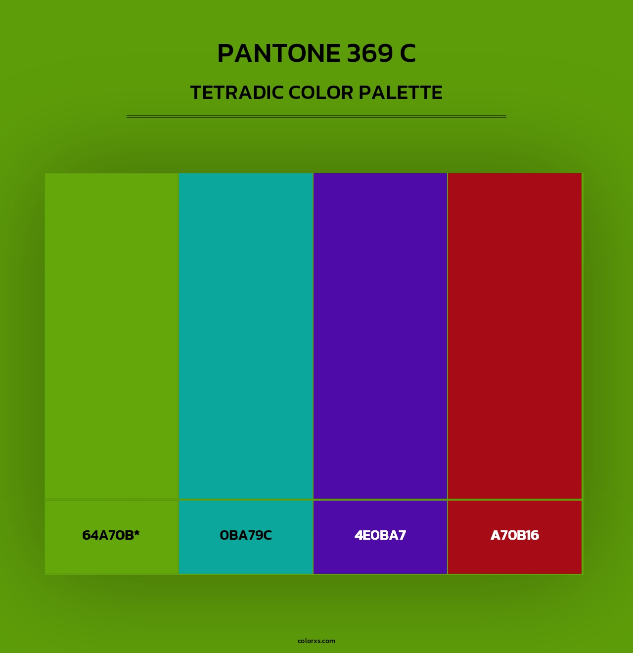PANTONE 369 C color palettes - colorxs.com