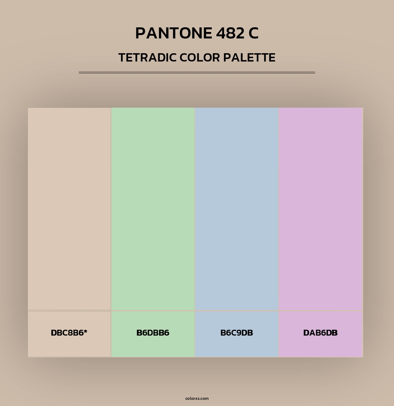 PANTONE 482 C color palettes - colorxs.com