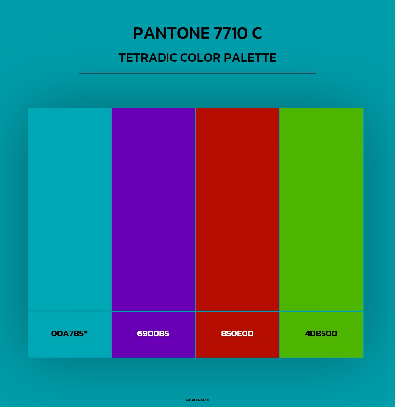PANTONE 7710 C color palettes - colorxs.com
