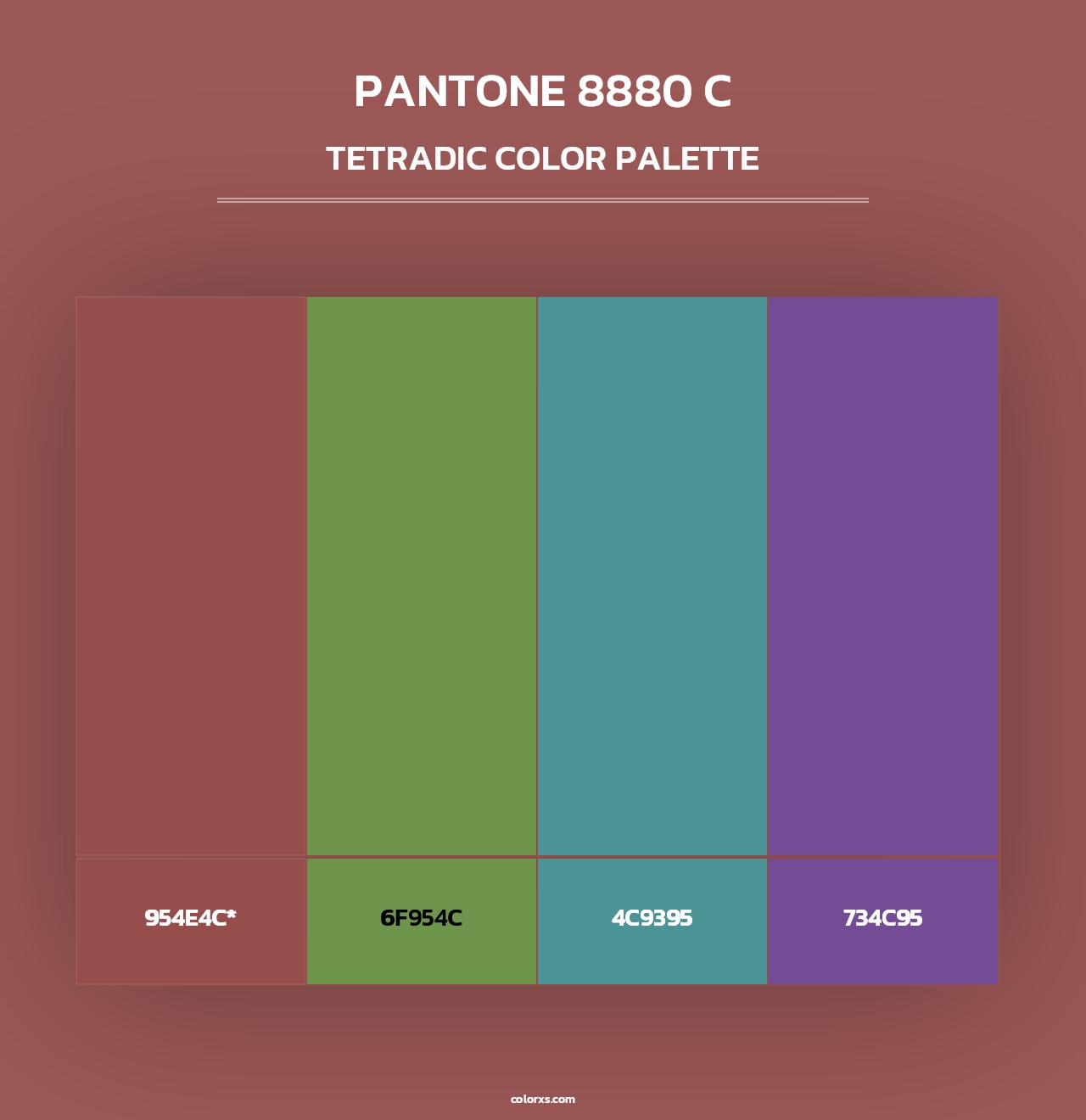PANTONE 8880 C color palettes - colorxs.com