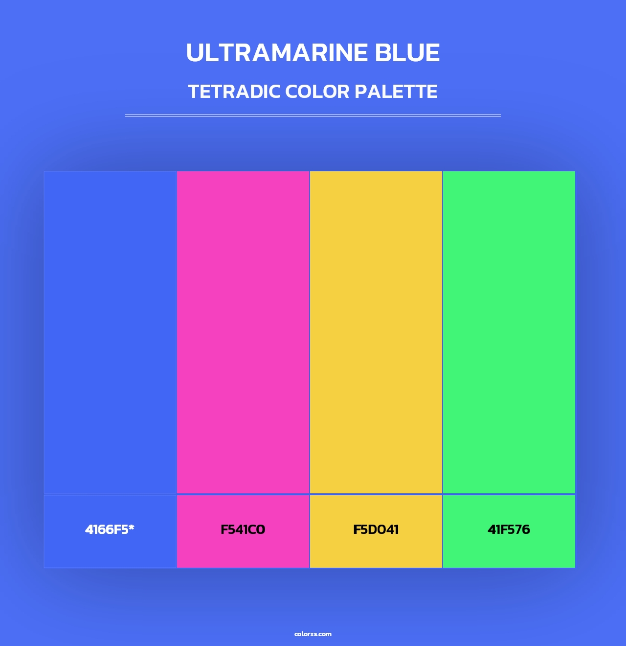 Ultramarine Blue color palettes - colorxs.com