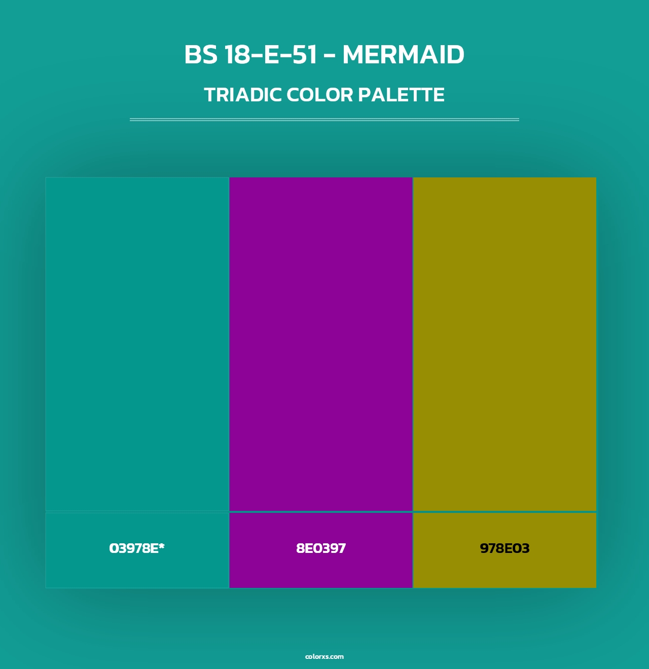 BS 18-E-51 - Mermaid color palettes - colorxs.com