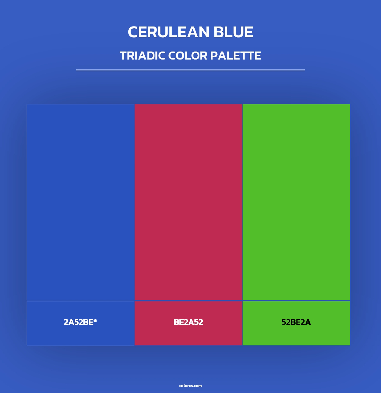 Cerulean blue color palettes - colorxs.com