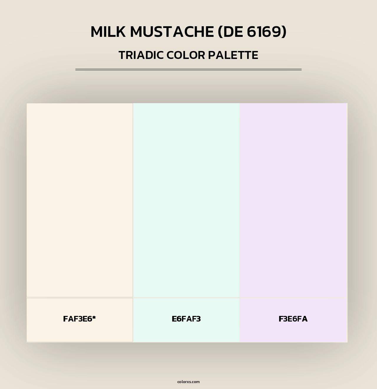 Dunn-Edwards Milk Mustache (DE 6169) Paint coordinating colors and ...