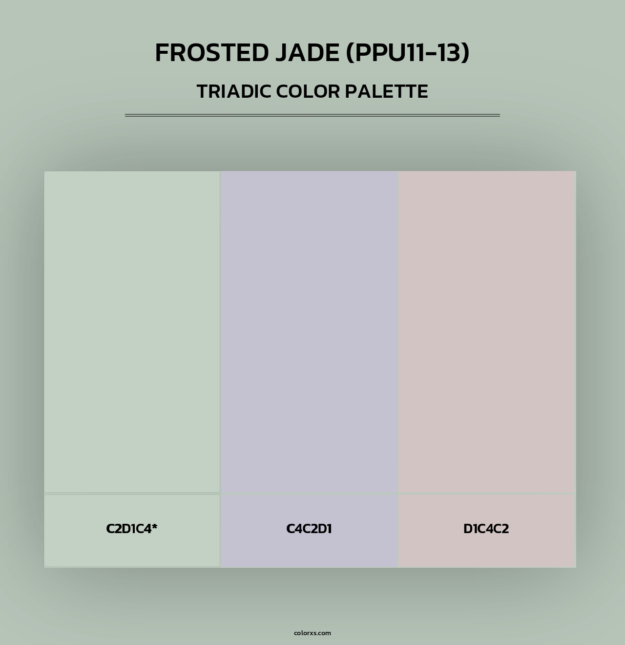 Behr Frosted Jade (PPU11-13) Paint coordinating colors and palettes ...