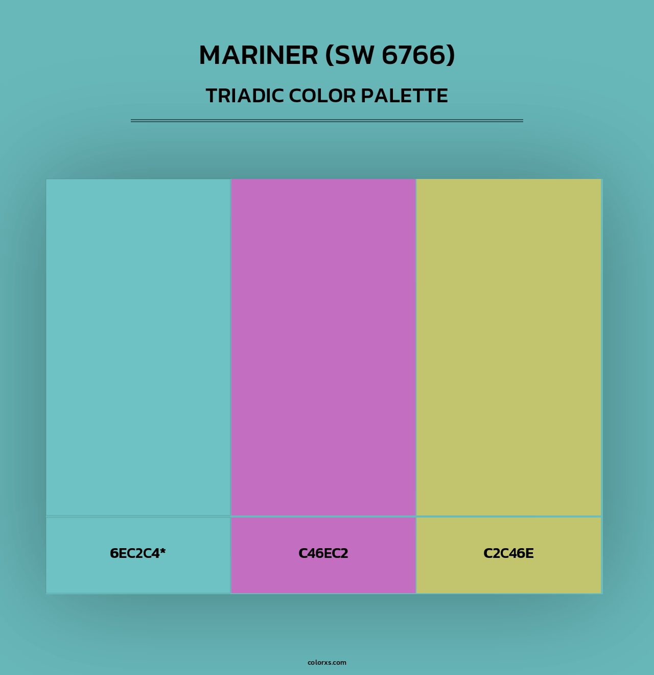 Sherwin Williams Mariner (SW 6766) Paint coordinating colors and ...