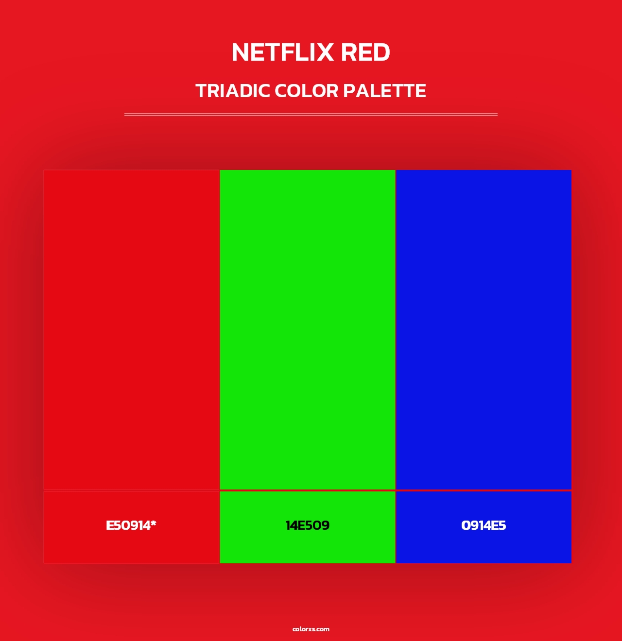 Netflix Red color palettes - colorxs.com
