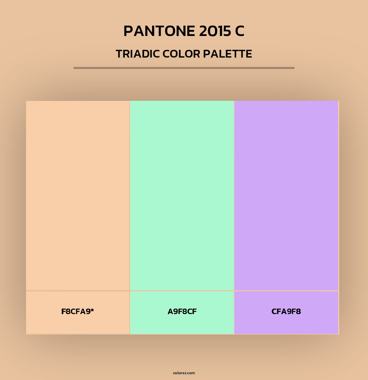 PANTONE 2015 C color palettes - colorxs.com
