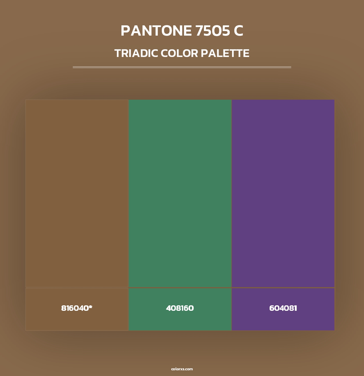 PANTONE 7505 C color palettes - colorxs.com