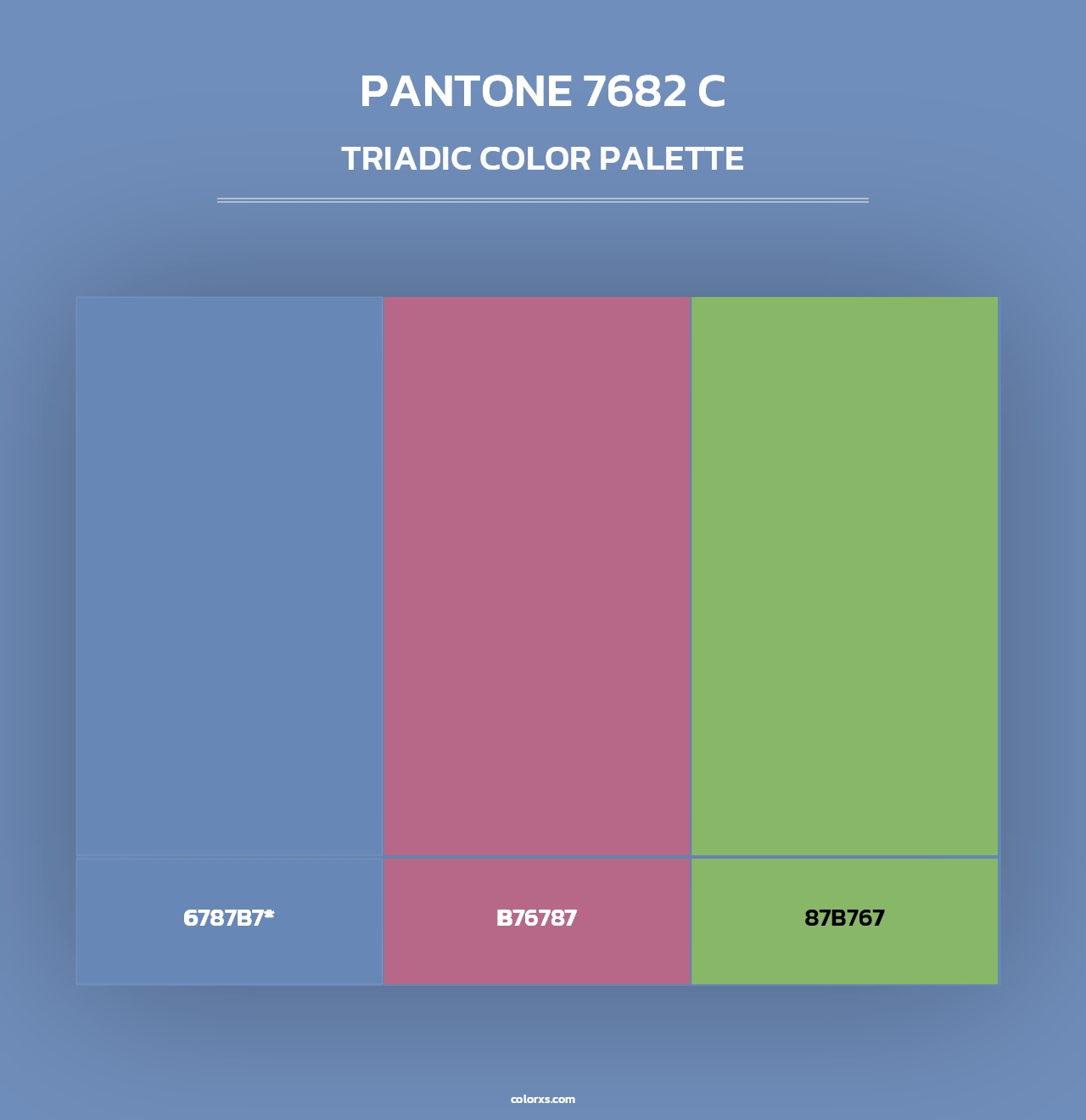PANTONE 7682 C color palettes - colorxs.com