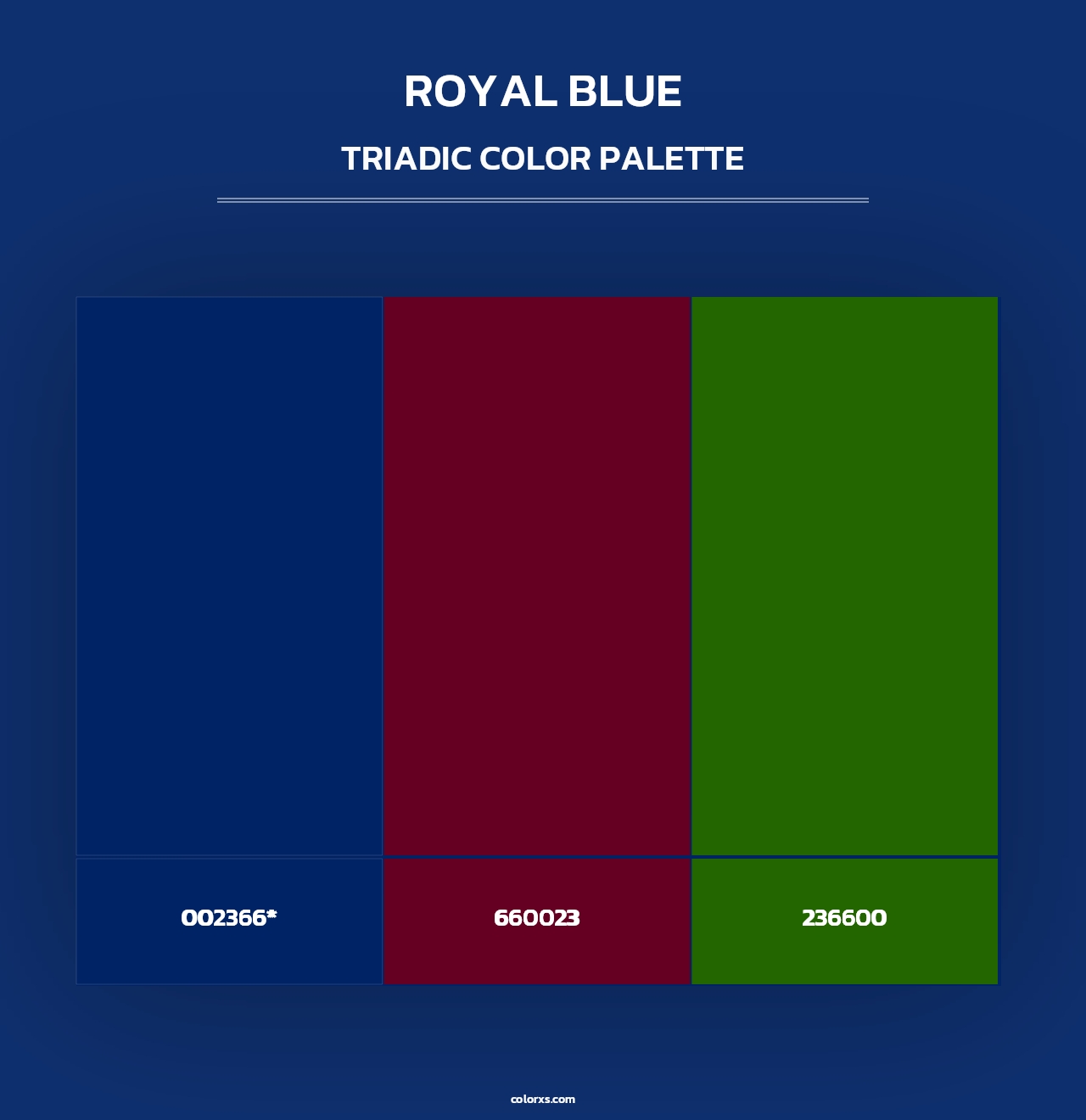 Royal Blue color palettes - colorxs.com