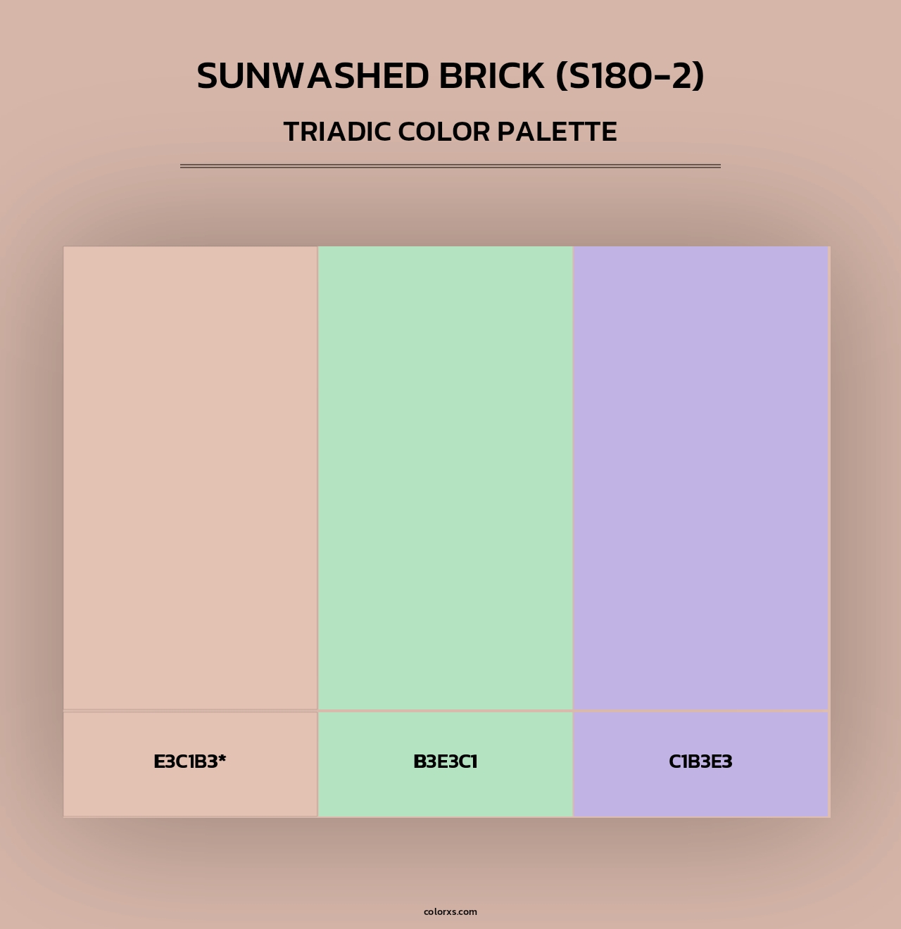Behr Sunwashed Brick (S180-2) Paint coordinating colors and palettes ...